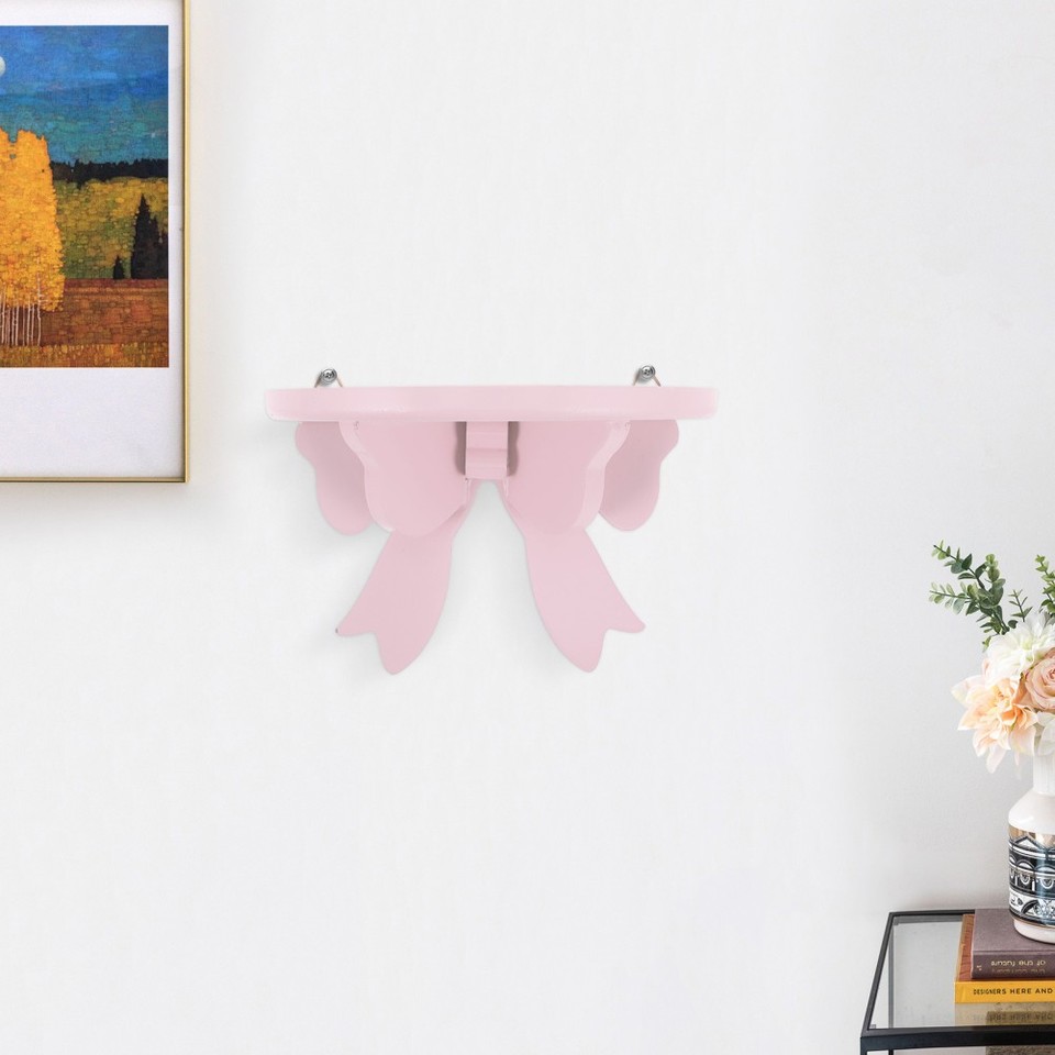 Floating Shelves Wall Bookshelves Butterfly Shaped Nursery Decor Shelf ...