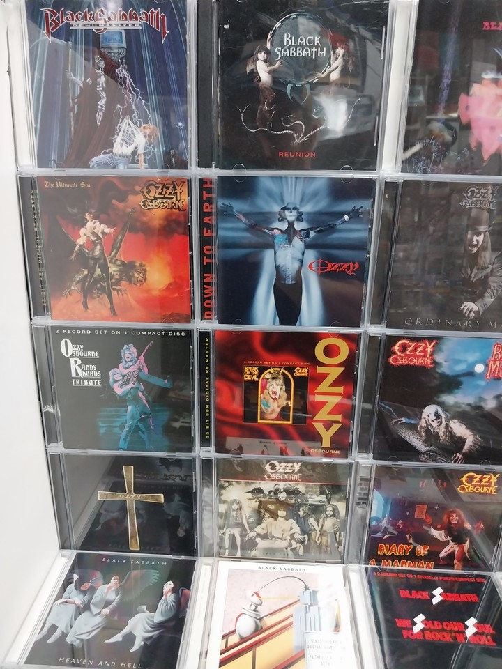 Ozzy Osbourne Black Sabbath Rare Huge Collection 46 discs CDs DVD LP ...