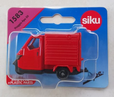 Siku 1583 Piaggio Ape 50 Rot Spielzeug Modelauto | eBay.de