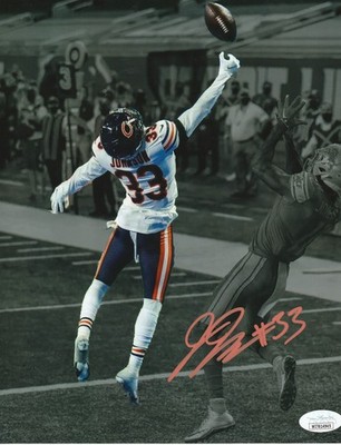 JAYLON JOHNSON CHICAGO BEARS JSA AUTHENTICATED ACTION SIGNED 8x10 | eBay
