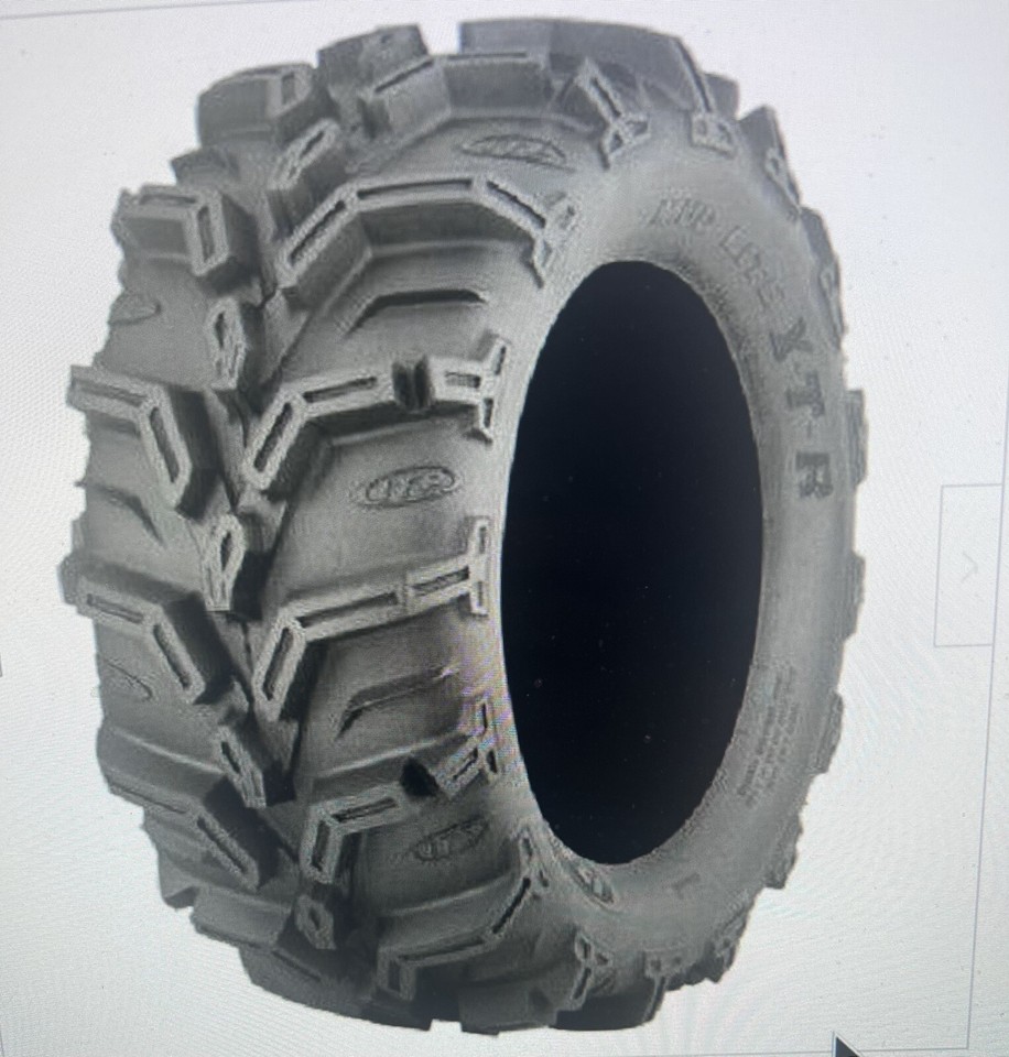 Full set of ITP Mud Lite XTR (6ply) 27x9-12 and 27x11-12 ATV Tires (4 ...