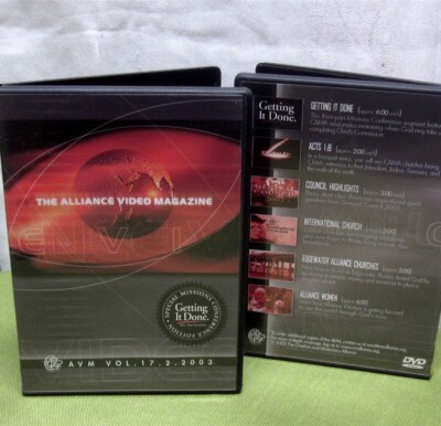 ALLIANCE VIDEO MAGAZINE Christian DVD General Council 2003 Edgewater ...