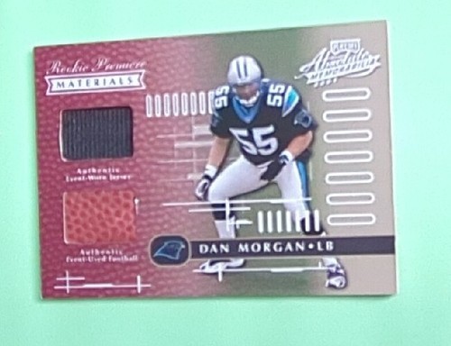 2001 Absolute Memorabilia Card #178 Dan Morgan Rookie Carolina Panthers ...