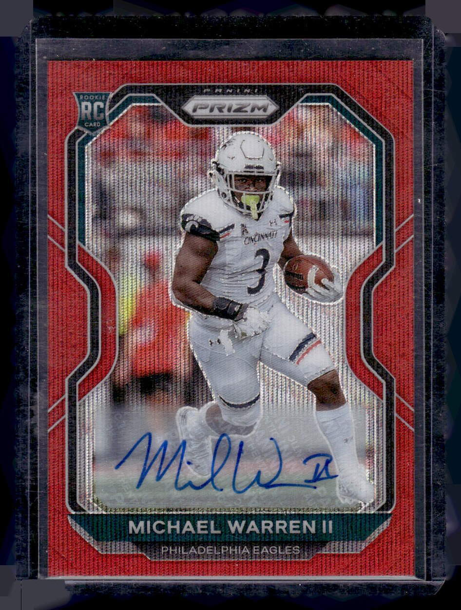 2020 Panini Prizm - Rookie Red Wave Prizm Autographs #345 Michael Warren II /149 (AU, RC) for ...