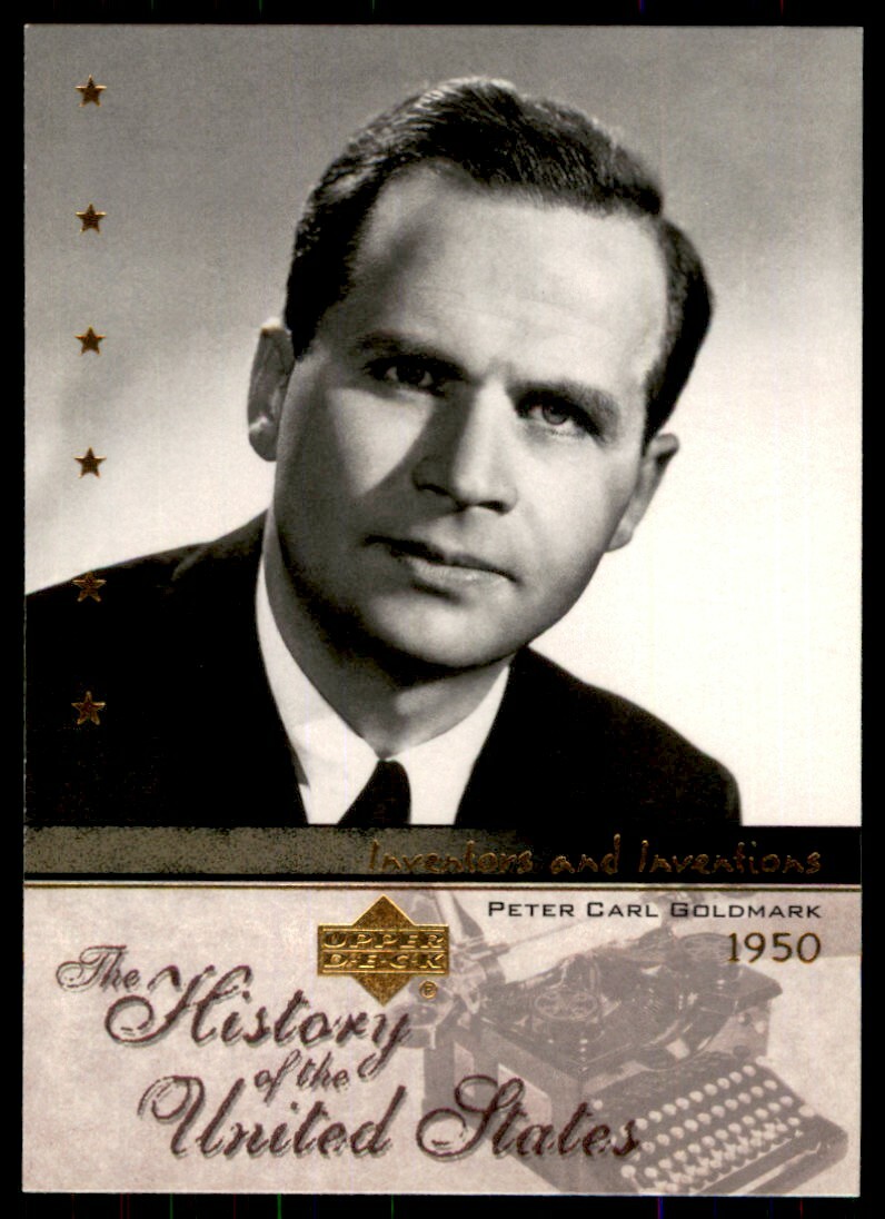 2004 Upper Deck The History of the United States Peter Carl Goldmark ...