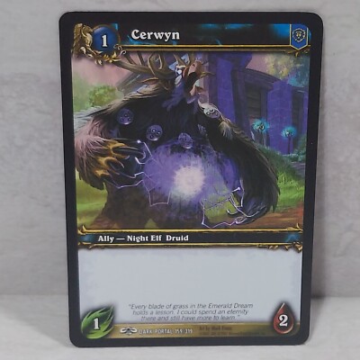 World Of Warcraft Through The Dark Portal Cerwyn 159/319 TCG Card | eBay