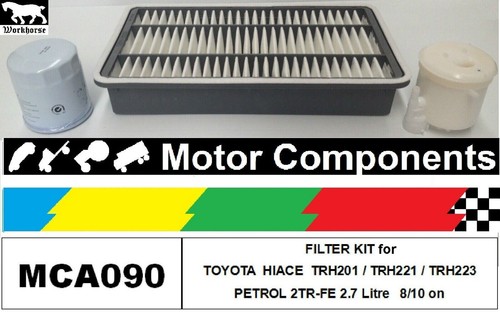 FILTER KIT for HIACE TRH201 TRH221 TRH223 2TR-FE 2.7 Litre 8/2010 on ...
