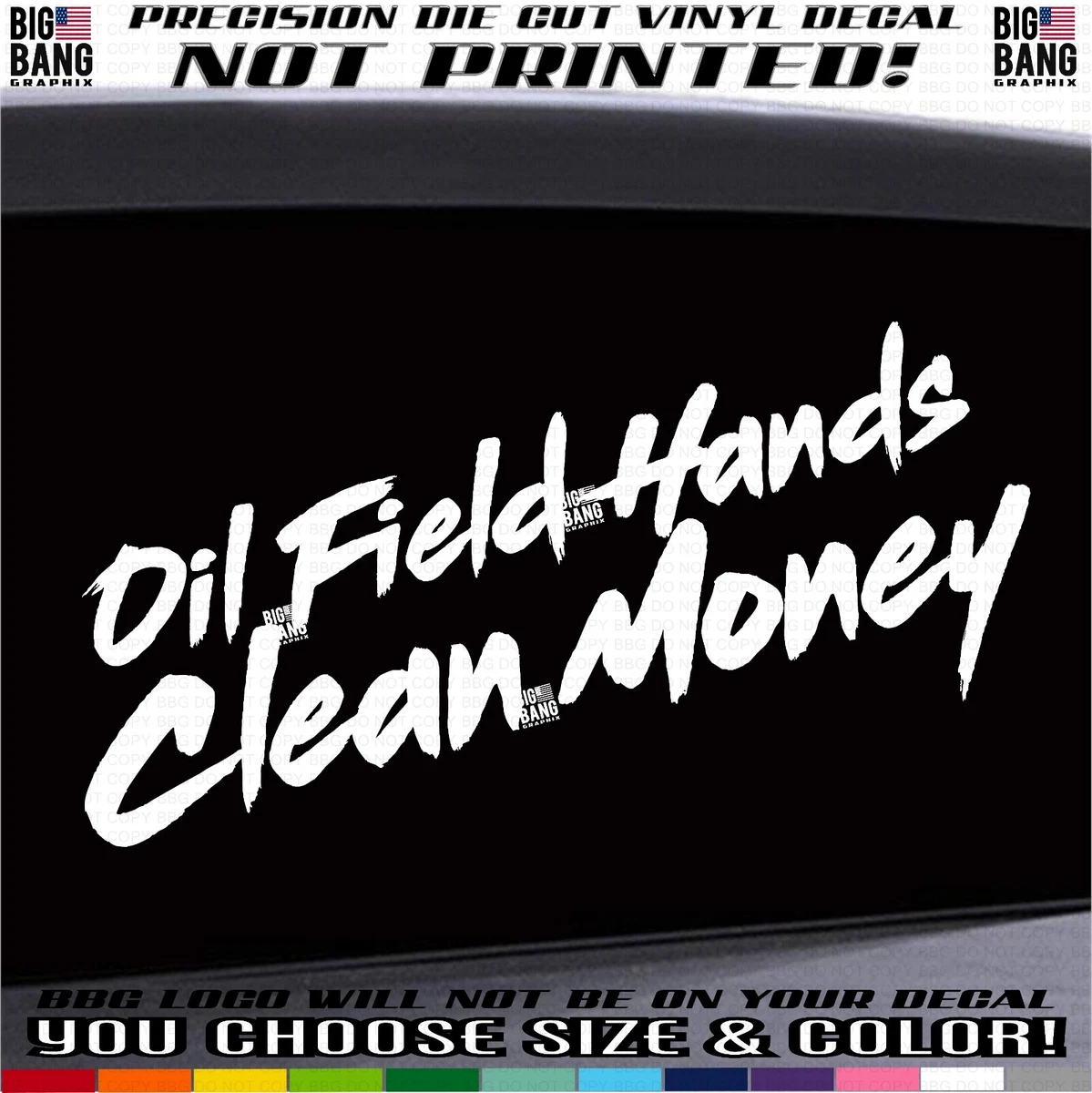 Clean Money Sticker