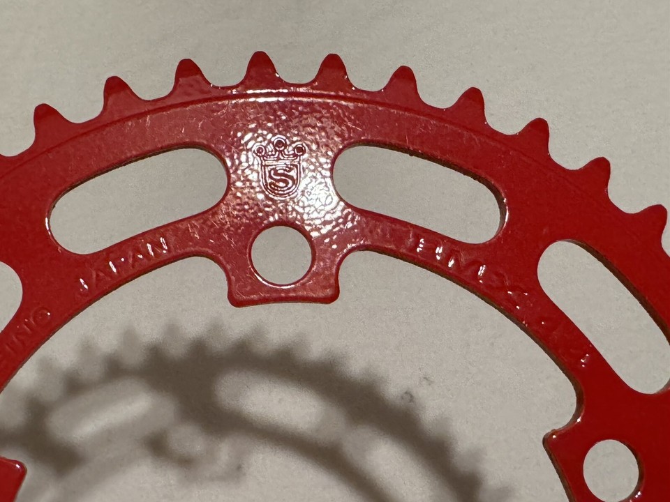 SUGINO CROWN RED 44t SPROCKET CHAINRING OLD SCHOOL BMX GT HUTCH JMC | eBay