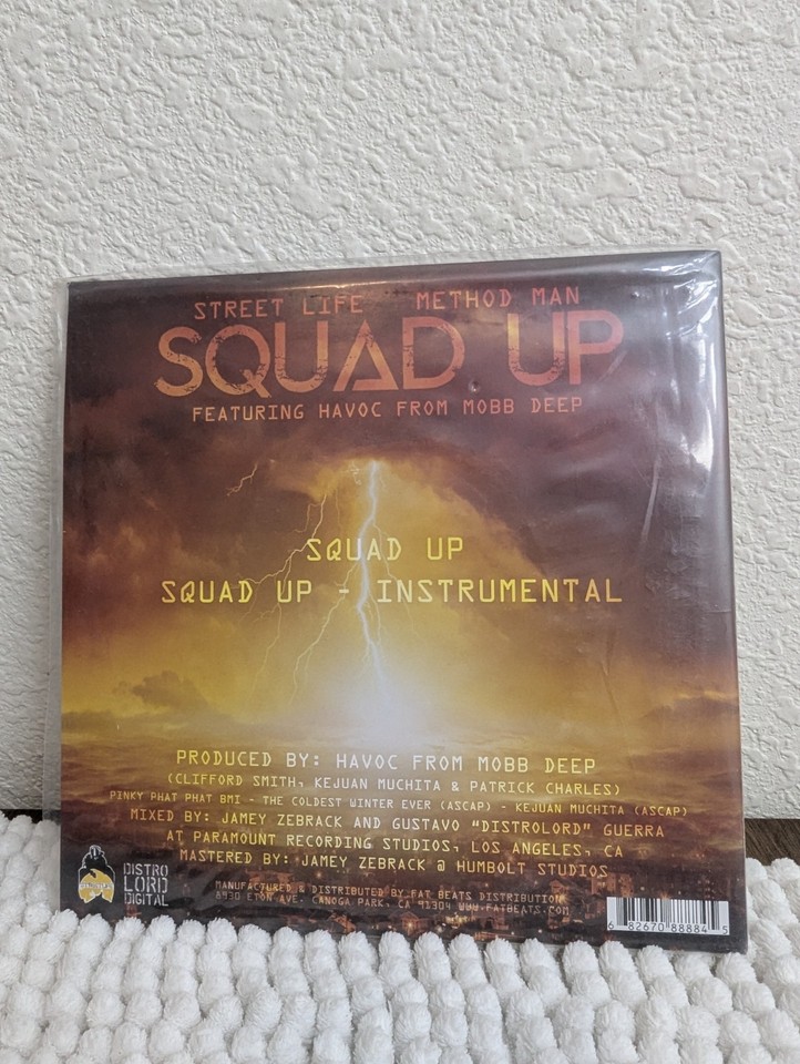 METHOD MAN + STREET LIFE + HAVOC - SQUAD UP (7") 2019 RARE WU-TANG ...