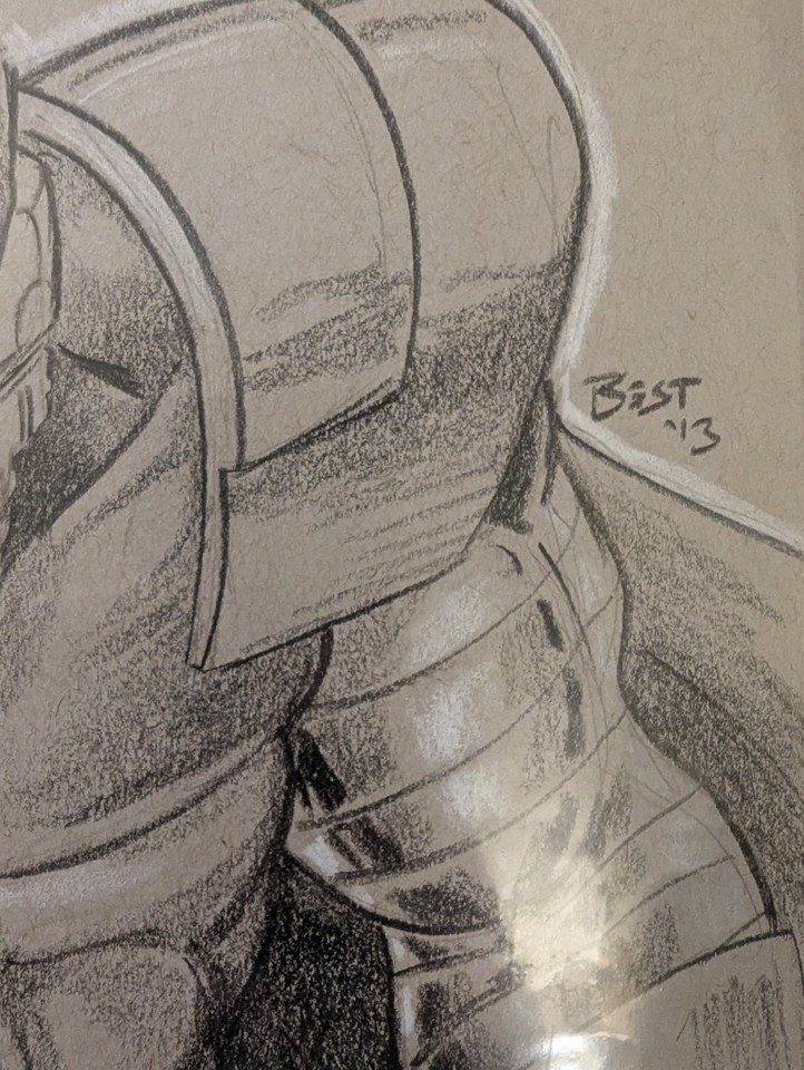 Acolyte Colossus X-Men Original Pencil Sketch Commission By Ryan Best ...