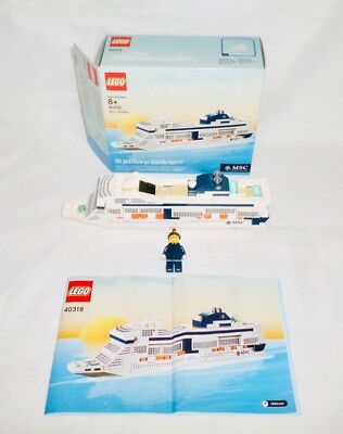 LEGO Promotional: MSC Cruises (40318) & Lego Series 23 Boat Captain ...