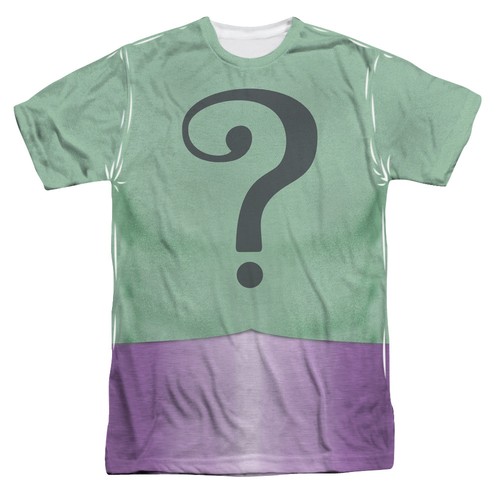 BATMAN CLASSIC TV RIDDLER COSTUME Front Print Halloween Men's Tee Shirt ...