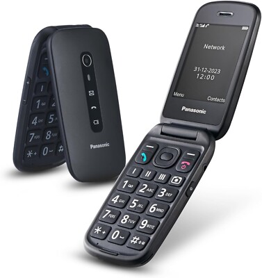 Panasonic KX-TU550EXB 4G Essentials Klapphandy Seniorentelefon ...