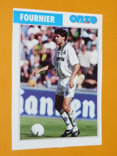 FICHE FOOTBALL ONZE MONDIAL 1997 HUBERT FOURNIER FRANCE BORUSSIA ...