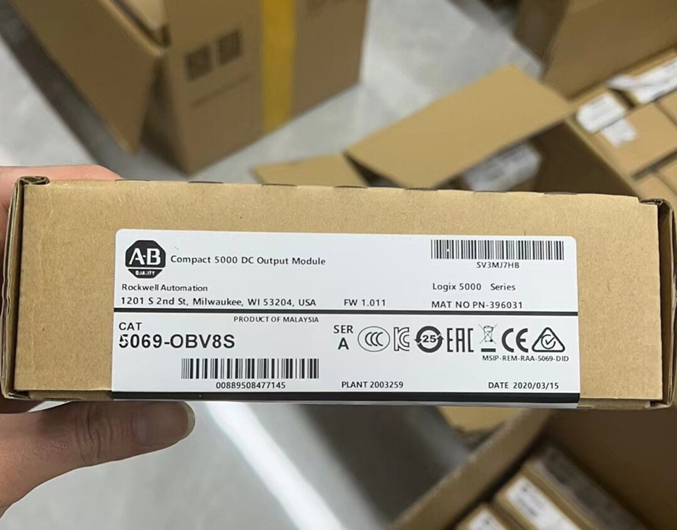 Original 5069-OBV8S AB 5069-OBV8S CompactLogix DC Safety Output Module ...