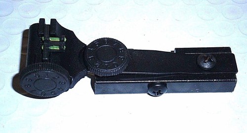NEW! FIBER OPTIC MATCH GRADE REAR SIGHT For Crosman Steel Breech 2240 ...