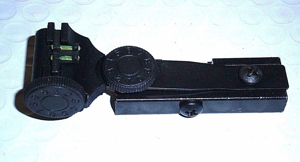 NEW! FIBER OPTIC MATCH GRADE REAR SIGHT For Crosman Steel Breech 2240 ...
