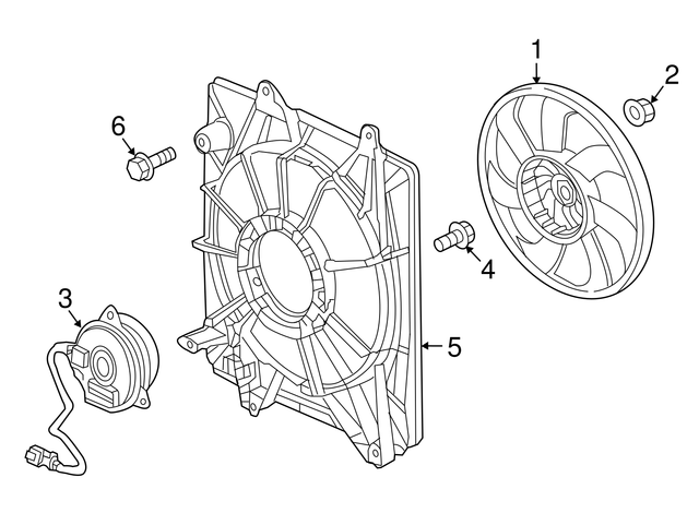 Honda OEM 2015 Fit Condenser-fan Shroud 386155R1003 for sale online | eBay