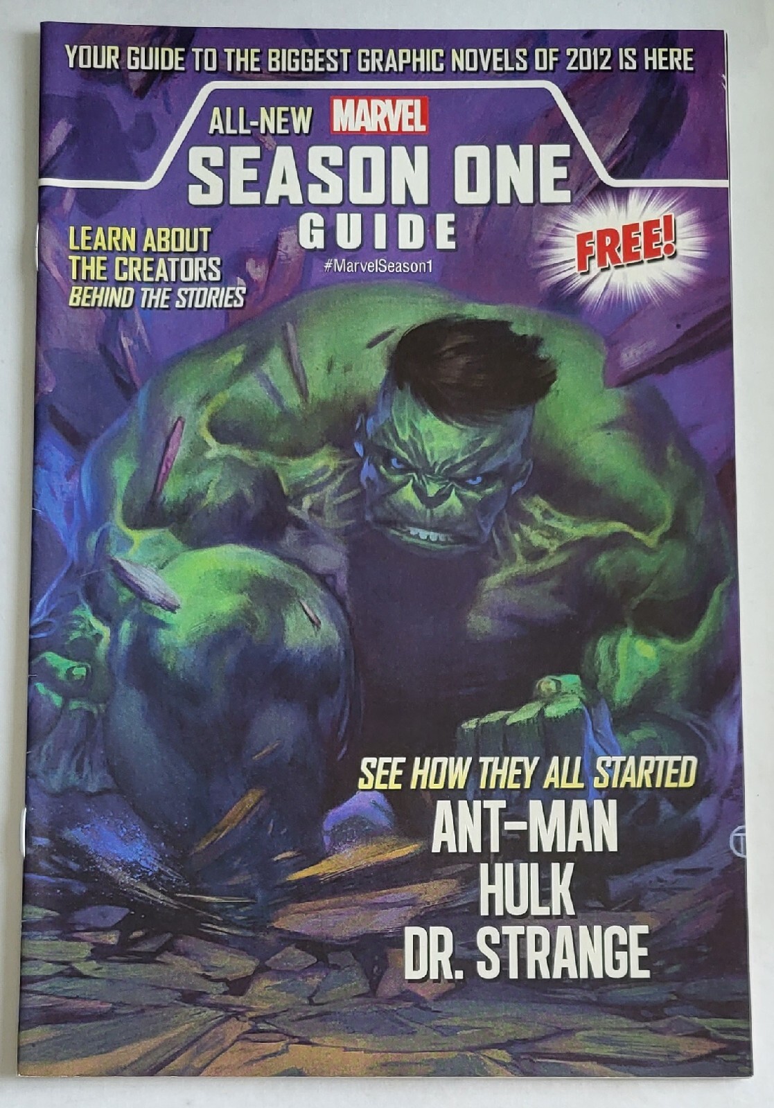 Marvel Comic Book....All-New Marvel Season One Guide, 2012, Very Good ...
