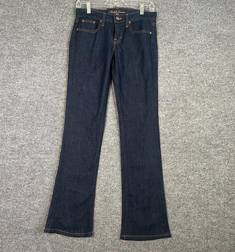 Ralph Lauren Jeans Womens 26 Blue Denim 867 Flare Vintage Y2K Logo ...