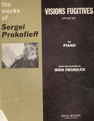 Sergie Prokofieff - Visions Fugitives Opus 22 for Piano | eBay