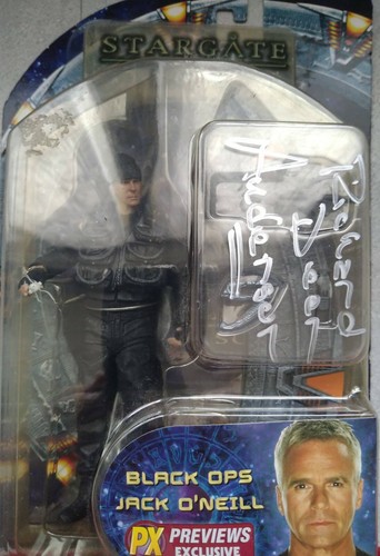 Richard Dean Anderson Signed Signature Stargate SG1 Diamond Toys Ultra ...