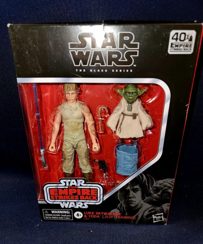Star Wars The Black Series Luke Skywalker/Yoda Figure 2 Pack Jedi ...