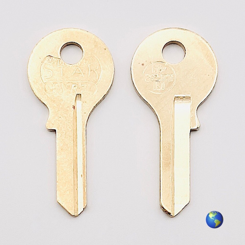 VR7 Key Blanks for Various Padlocks by Brinks, DeLuxe, Viro, and others ...