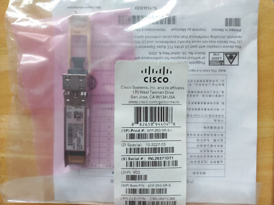 2 NEW Cisco Original SFP-25G-SR-S Transceiver Module with hologram ...