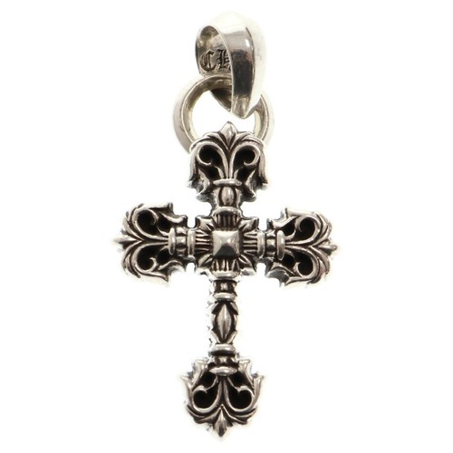 CHROME HEARTS FILIG CROSS-XSM W BALE Filigree Cross XS Bail Silver ...