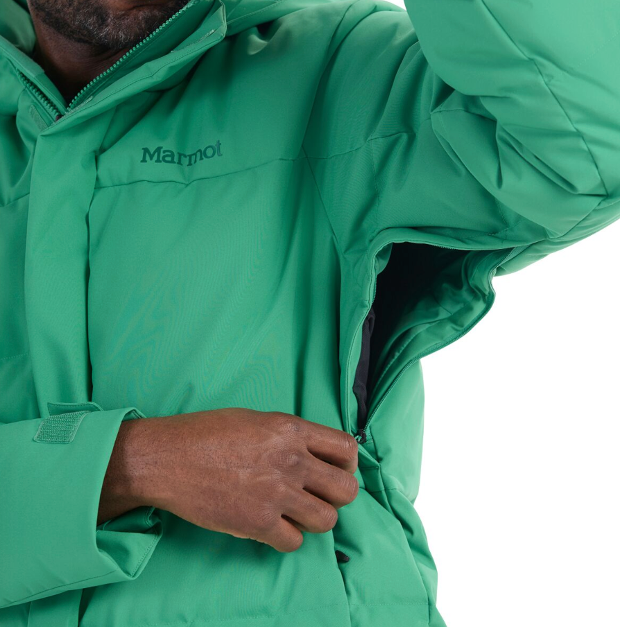 MARMOT Shadow Mens M Down Jacket/Coat/Parka Winter Clover Green NEW ...
