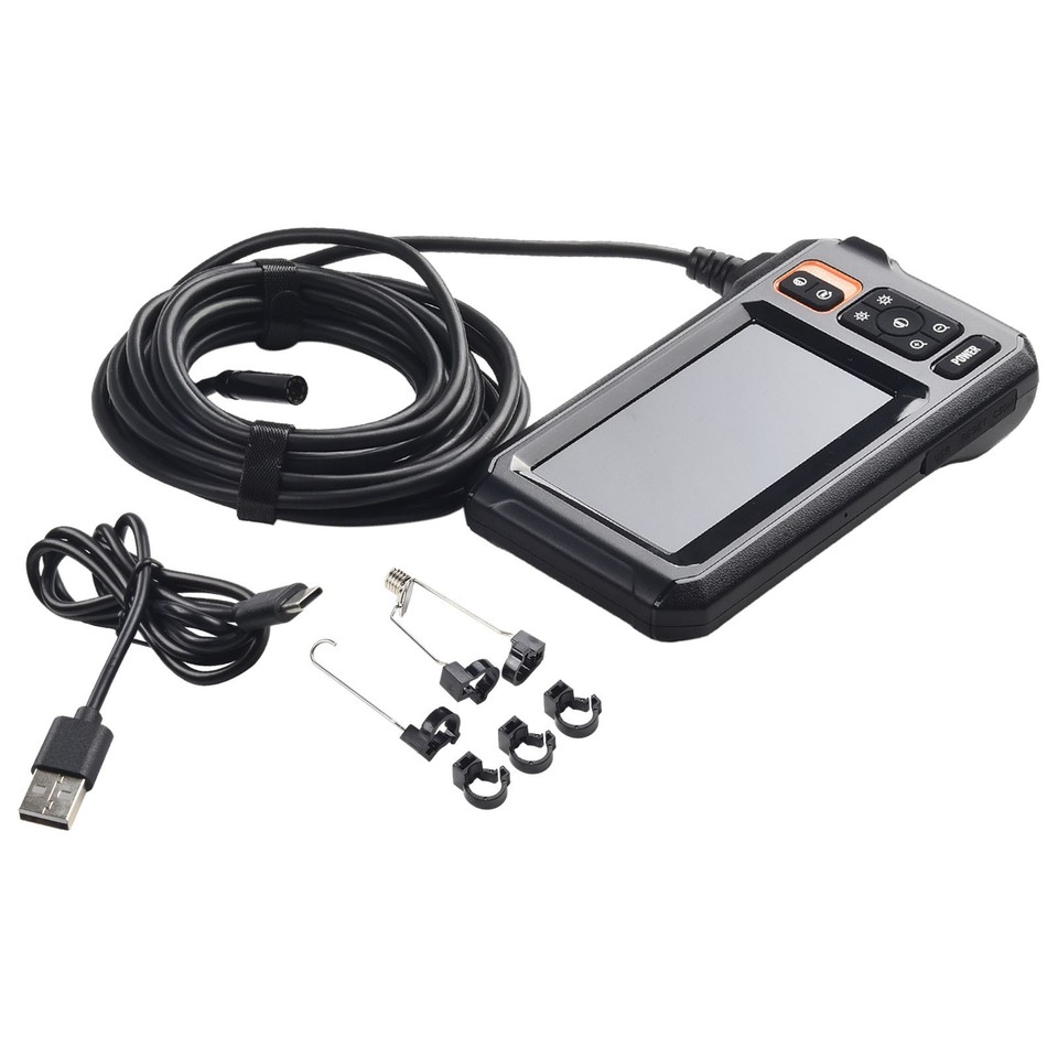 Compact 1080P Inspection Camera Borescope with 4 3in HD Screen 8mm Lens ...