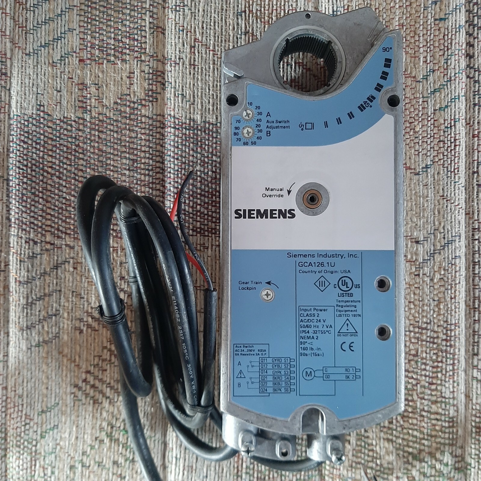 Siemens GCA126.1U Actuator | eBay