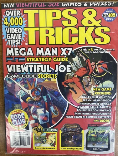 Tips & Tricks Magazine November 2003 Issue #105 - Mega Man X7 Strategy ...