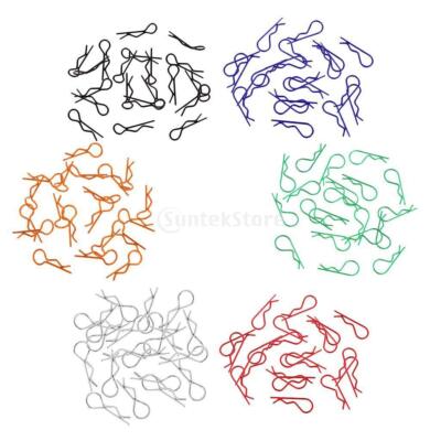 20 Pieces Body Holder Split Pins Body Clips Body Clips for 1/10 1/12 1/ ...