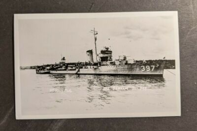 Mint Vintage USS Benham DD 397 US Navy Photo RPPC Real Photo | eBay