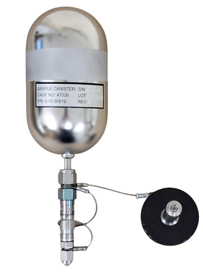 Expedient Air Vapor Capture Sampling Sample Canister 400cc 5-15-30819 ...