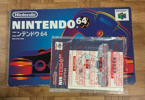 Nintendo 64 Complete In Box Japan + NEW NSO N64 Wireless Controller | eBay