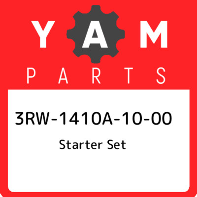 3RW-1410A-10-00 Yamaha Starter set 3RW1410A1000, New Genuine OEM Part | eBay