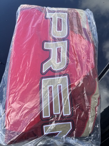 Supreme Panel Jacket SS24 Burgundy And Gold Medium | eBay
