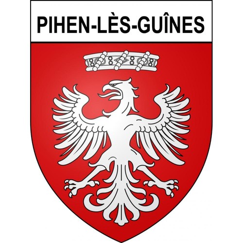 Pihen-lès-Guînes 62 ville sticker blason écusson autocollant adhésif | eBay