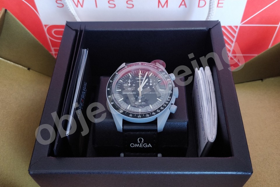 Omega x Swatch Bioceramic Moonswatch Mission to the Moon Gold (March ...