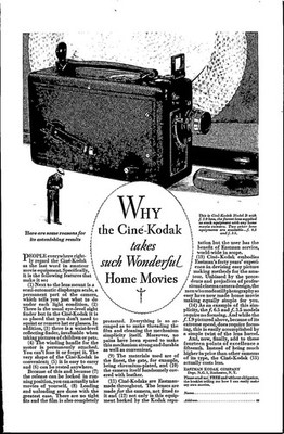 1928 Cine-Kodak Movie Camera Vintage Print Ad Photography Ephemera | eBay