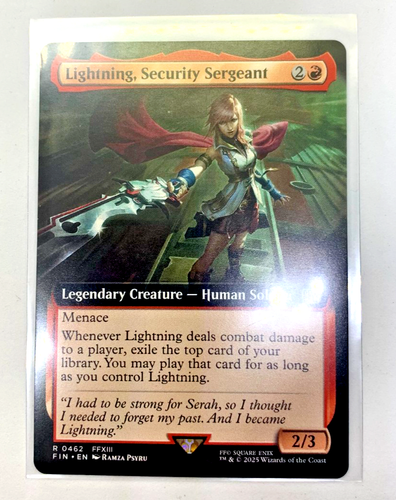 MTG Lightning Security Sergeant #0462 Rare Extended Borderless English ...