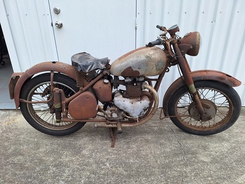 BSA 1951 Star Twin A7 true barn find, very original kicks over | eBay ...