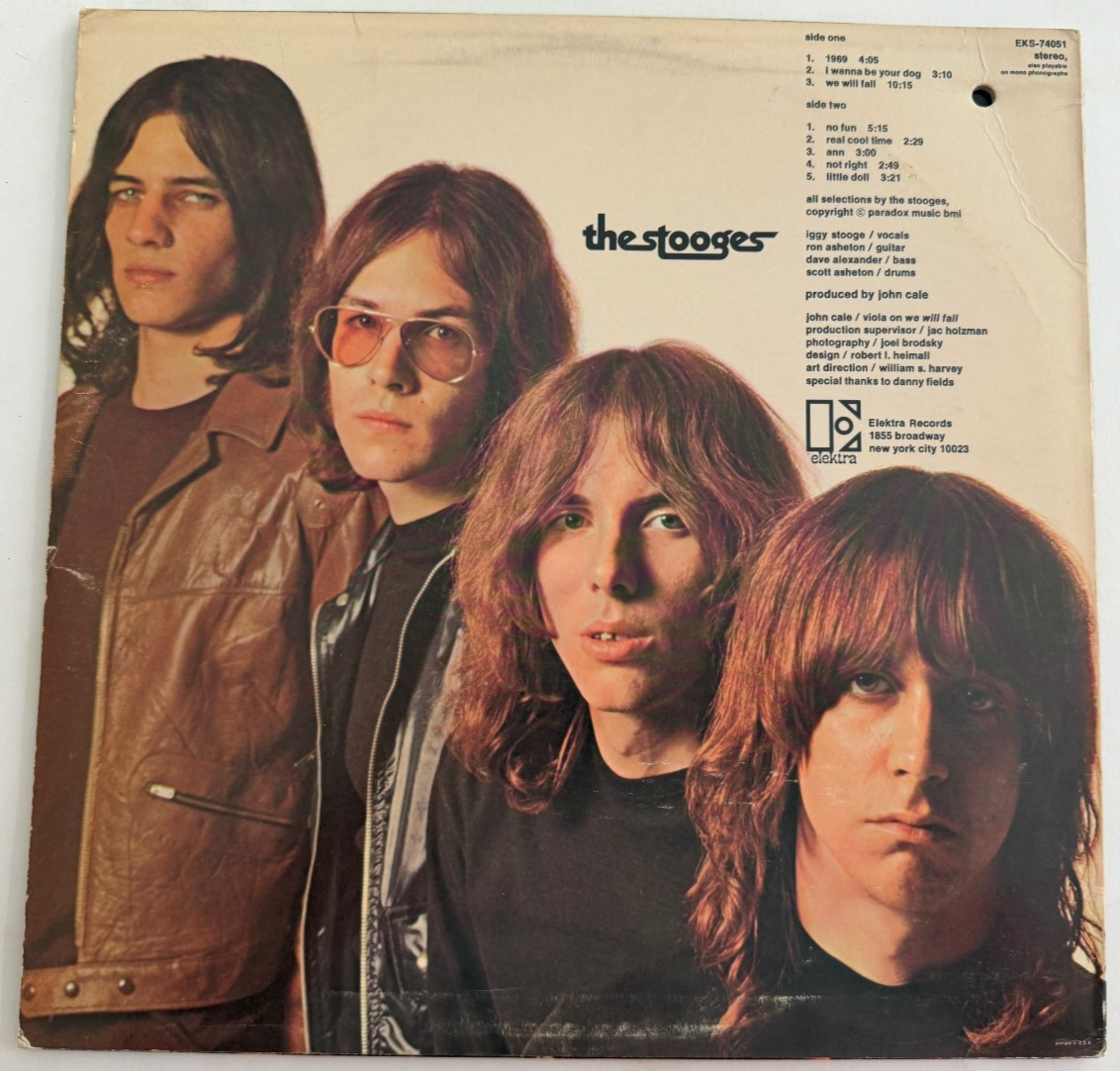 The Stooges S/T Debut LP - Elektra EKS-74051 Lee Hulko SS Original 1969 ...