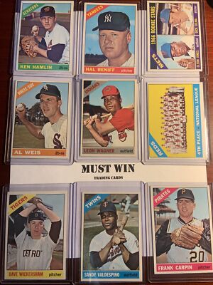 1966 Topps Baseball Semi-Stars and Commons ($1.49-$5.99 Pick Your Card ...
