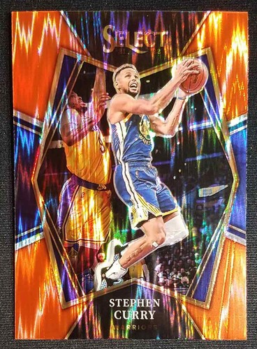 2021-22 Select #121 Stephen Curry Orange Flash Golden State Warriors NM ...