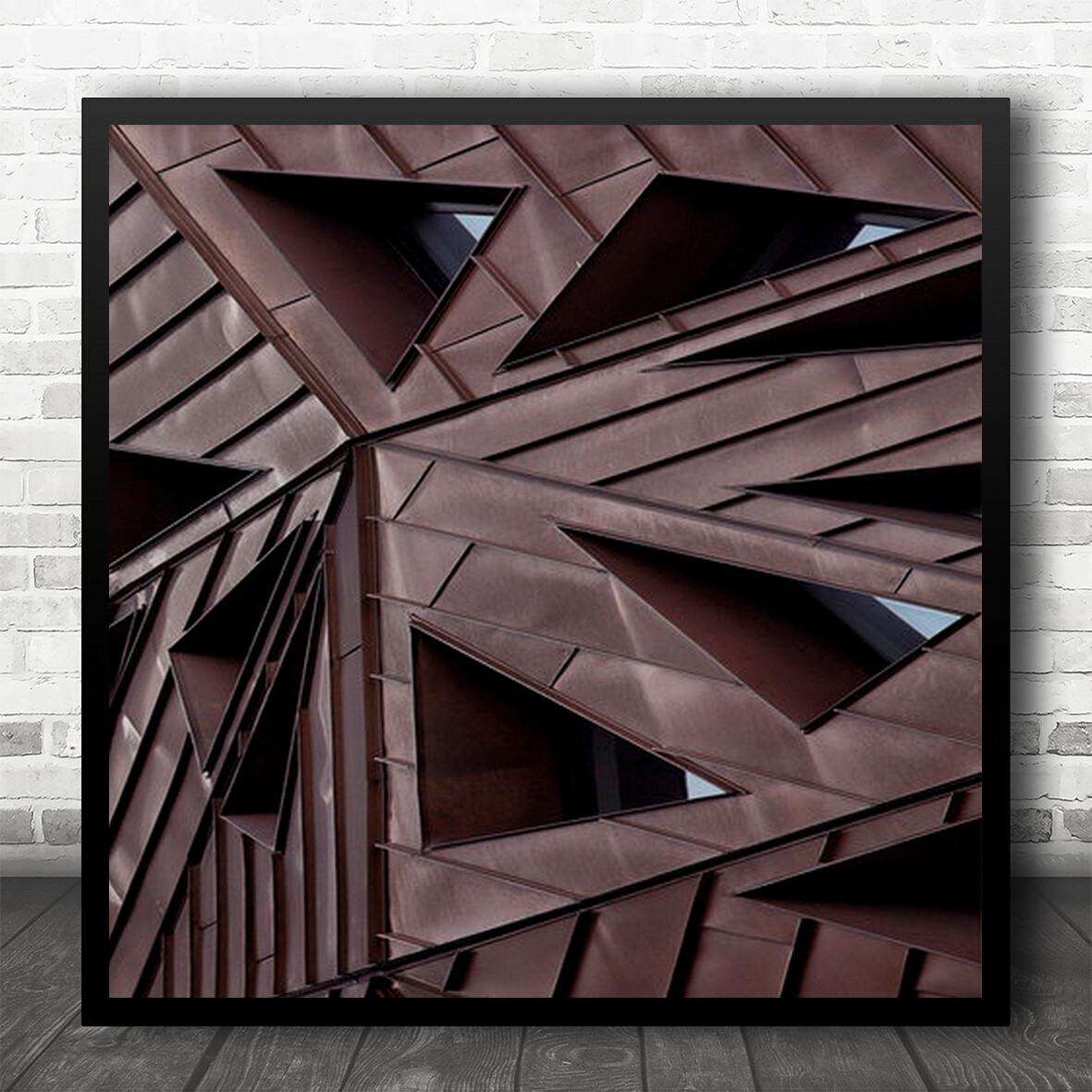 Abstract Triangle Art